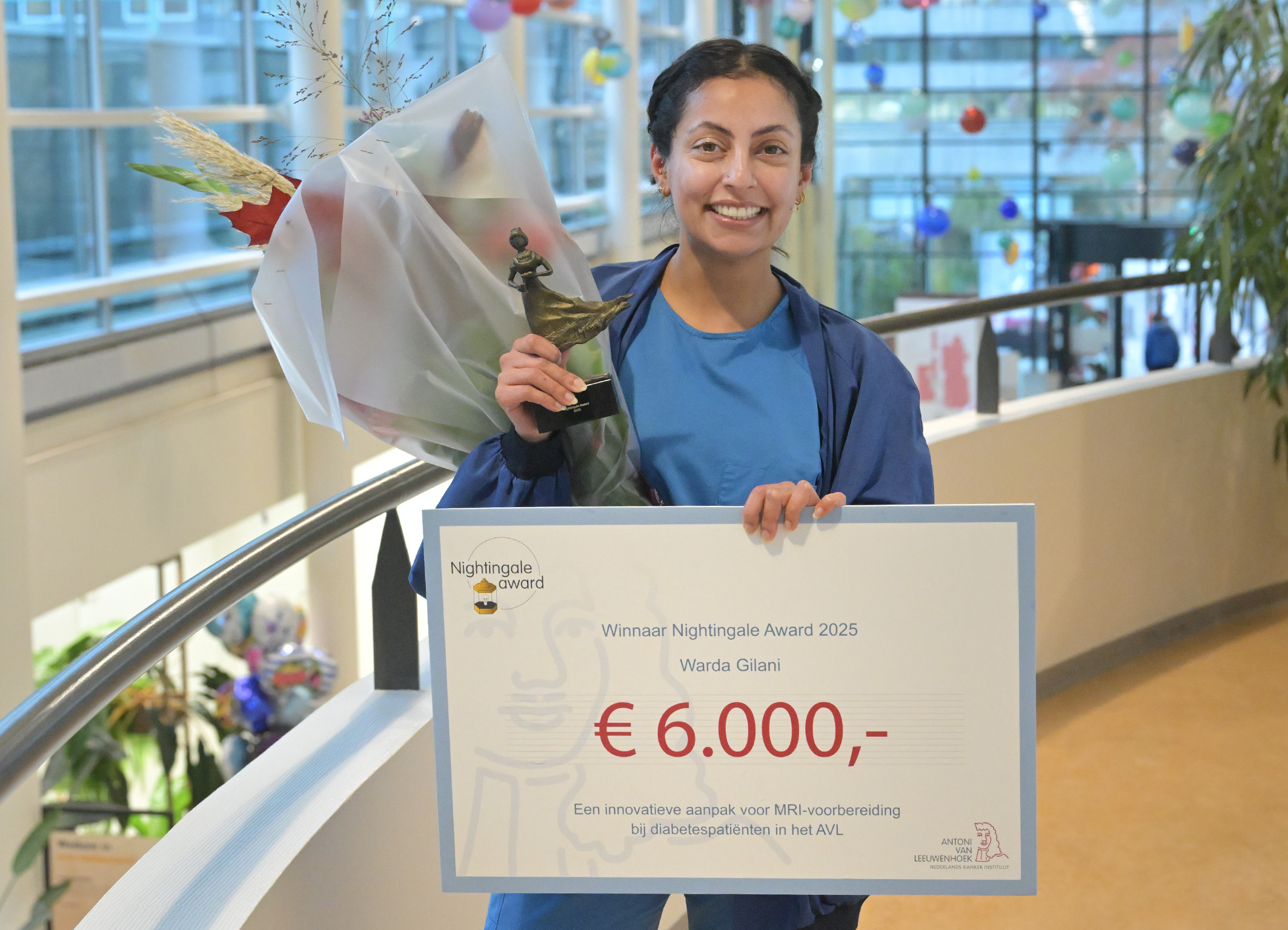 Warda Gilani winnaar Nightingale Award 2025 | AVL